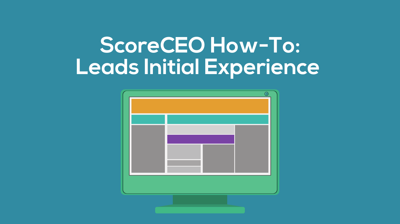 ScoreCEOLeads Initial Experience in ScoreCEO - ScoreCEO
